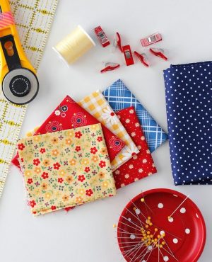 Five Fat Quarter Fun - Preppy Quilt Pattern