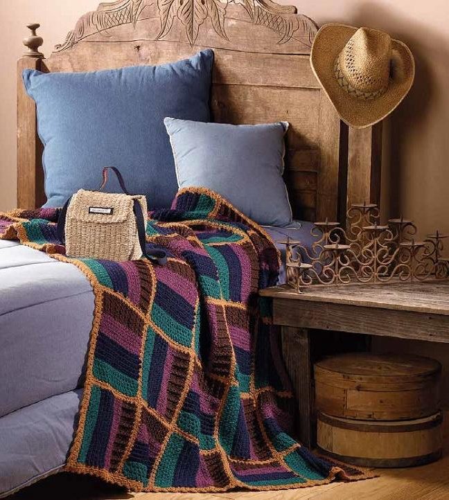 Rail Fence Afghan Free Patterns (2) | My Crochet