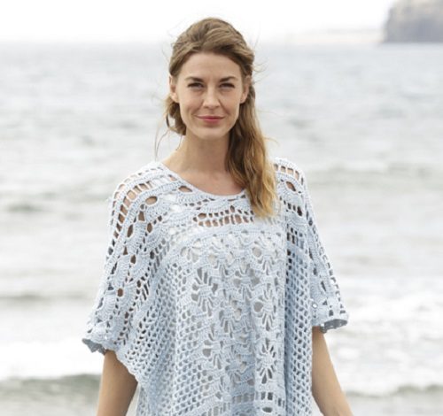 Red Heart Twilight Shells Throw Free Pattern